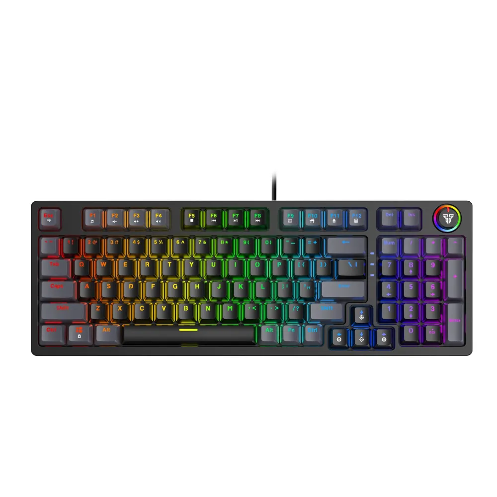 Fantech MK890 RGB Gaming Mechanical Keyboard Black - Blue Switch | AHW ...