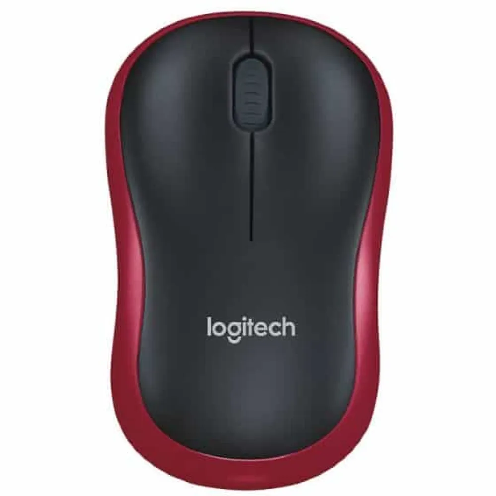 Logitech M185 Wireless Mouse - Red | AHW Store