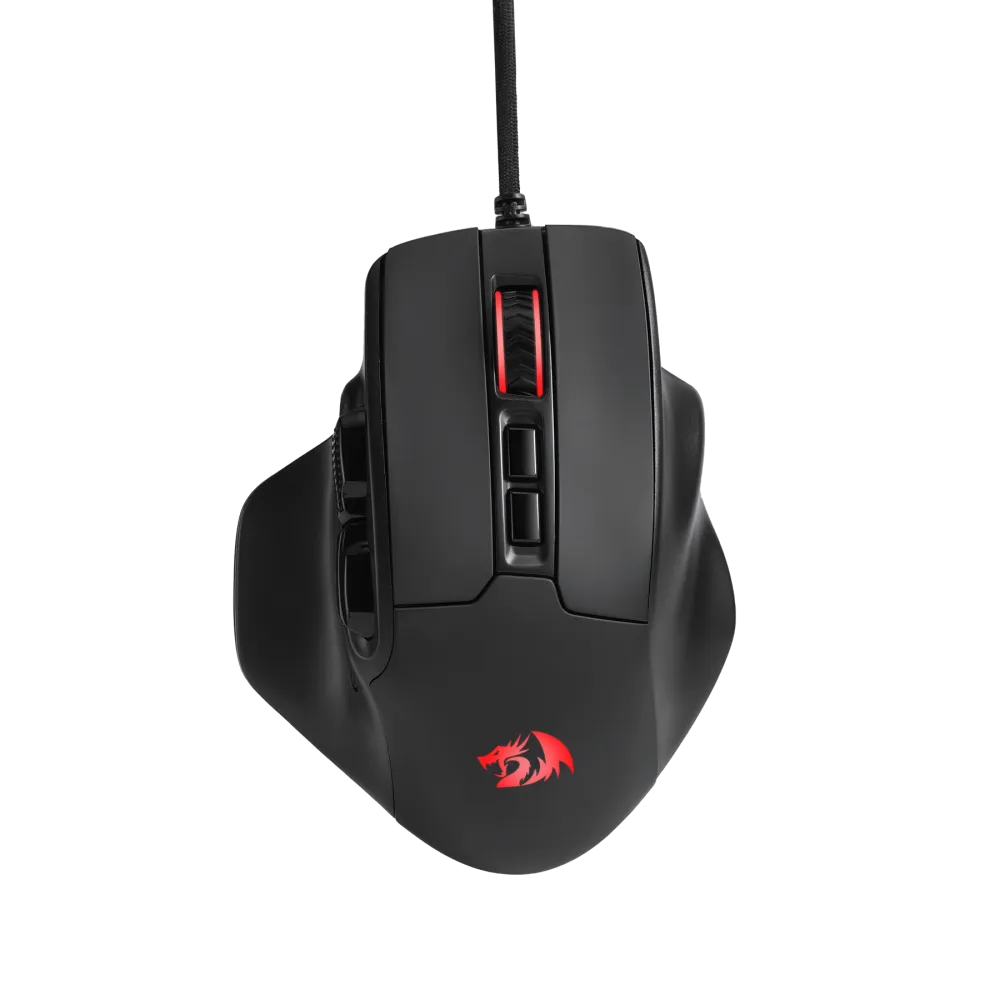 Redragon M806 RGB 12400 Bullseye Wired Gaming Mouse 7 Programmable ...