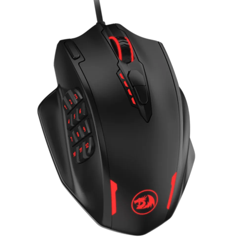 Redragon M908 IMPACT MMO RGB LED Wired Gaming Mouse | AHW Store
