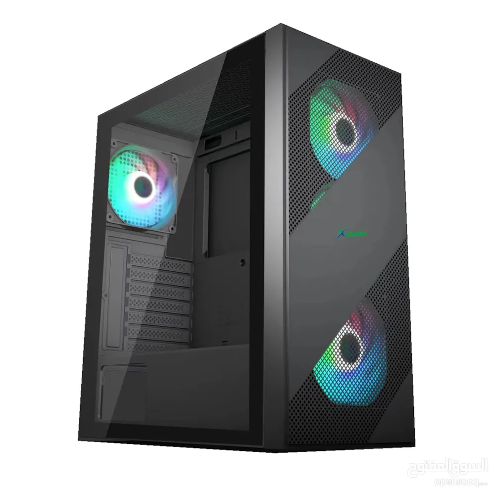Xander Ahlan Mesh 4 Fans ARGB ATX Case + PSU 550W 80+ | AHW Store