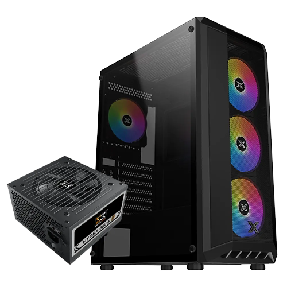 Xigmatek Master X Pro + Hydra 750W 80+ Bronze Mid Tower Case | AHW Store