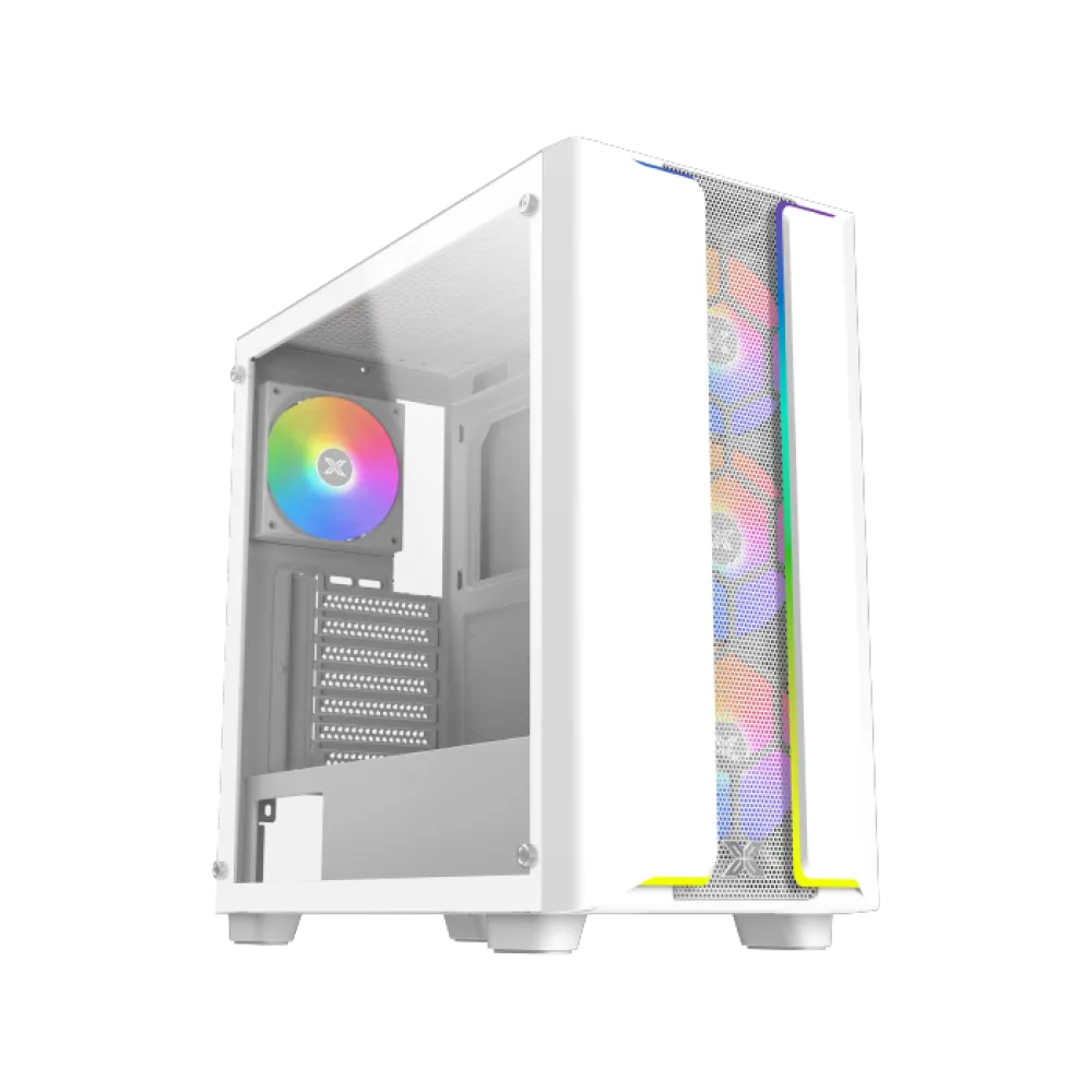 XIGMATEK Gaming Y Pro Arctic Super Tower Case 4 Fan ARGB White | AHW Store