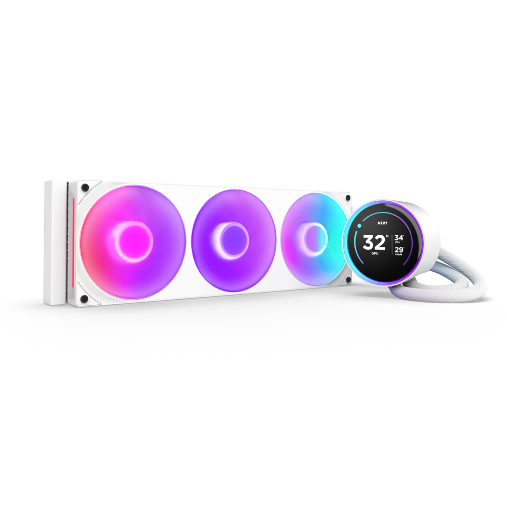 Kraken Elite 360 RGB 360mm Liquid Cooler White | AHW Store