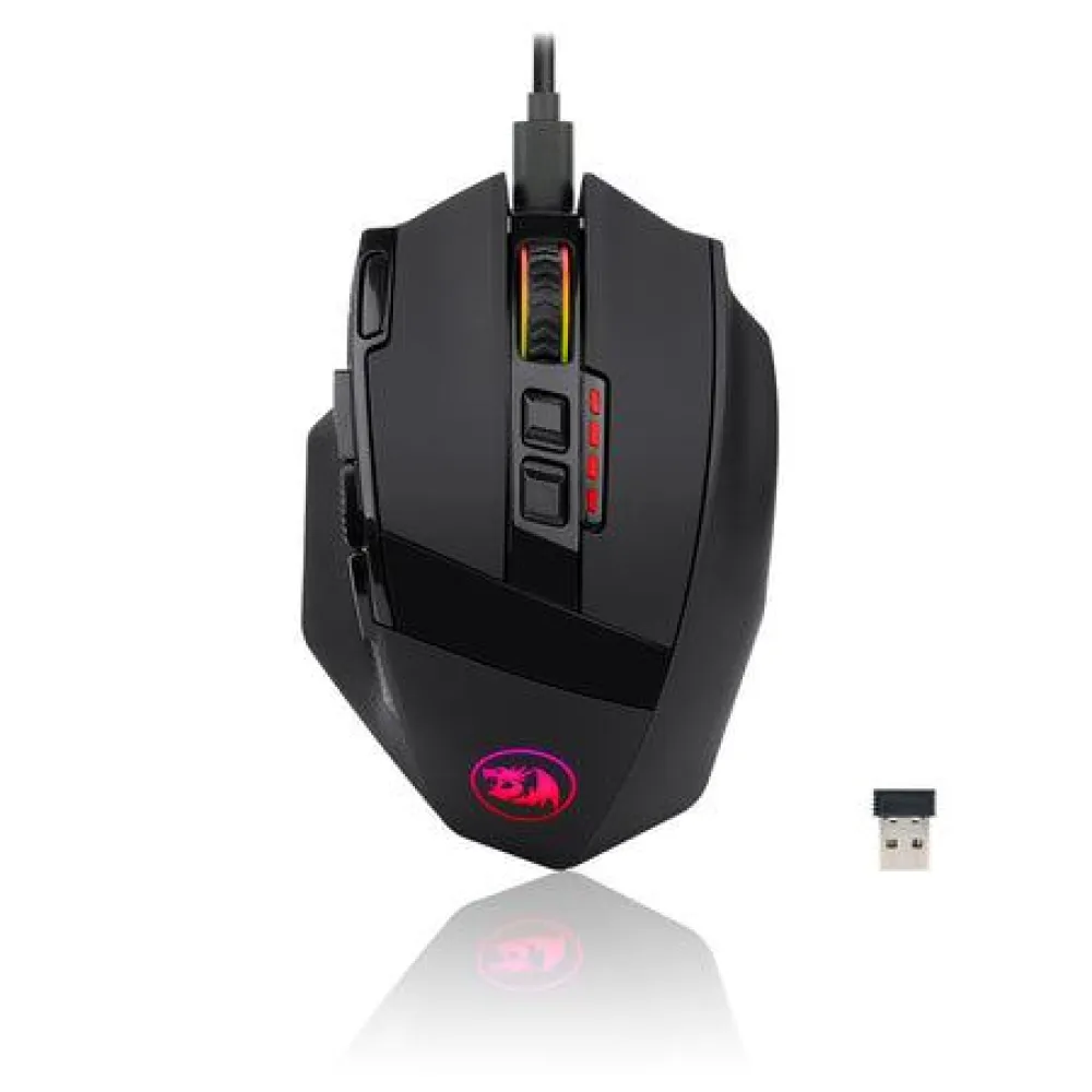 Redragon M801P-RGB Sniper Pro Wired / Wireless RGB LED Gaming Mouse ...