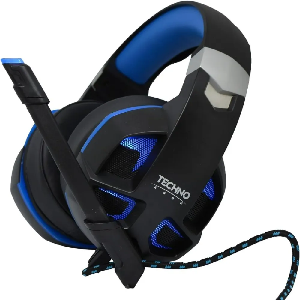 TechnoZone K60 USB Gaming Headset Black (Open Box) | AHW Store
