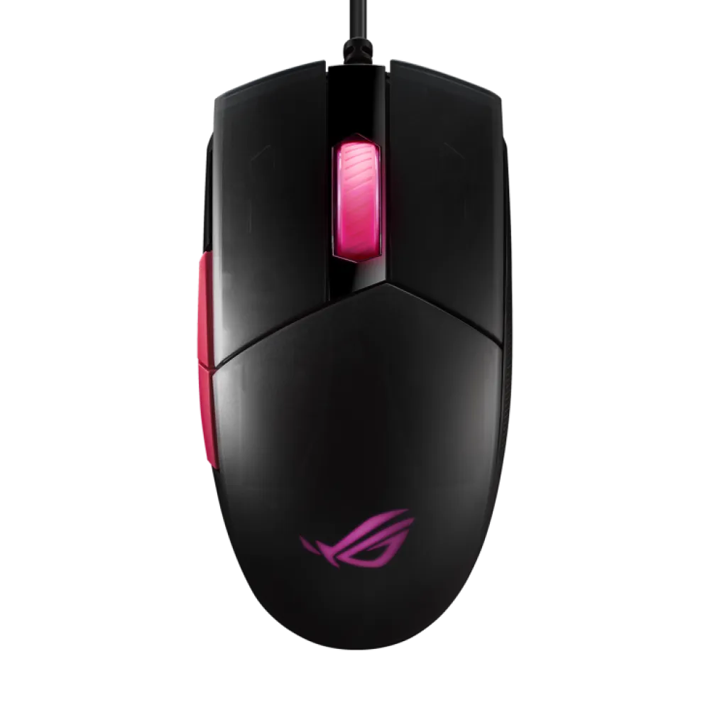 ASUS ROG Strix Impact II Electro Punk P512 RGB Wired Gaming Mouse 6200 ...